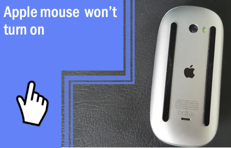 Apple Mouse Wont Turn On